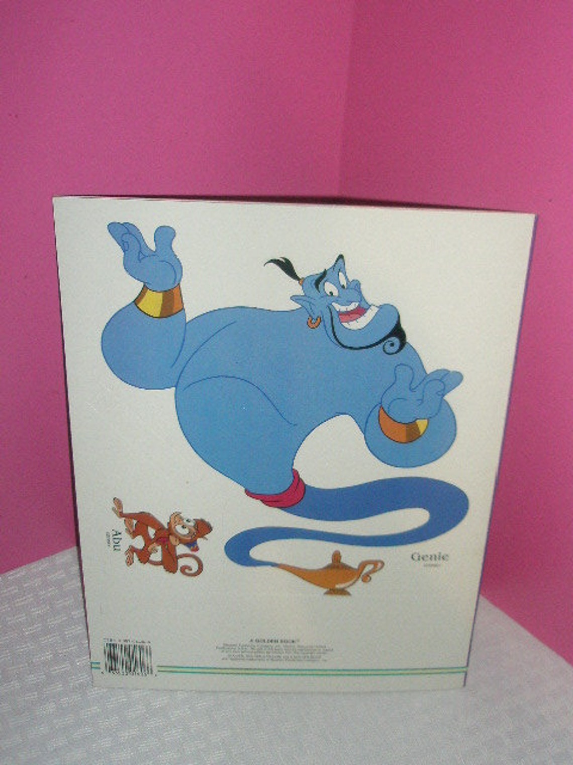 Vintage 1992 Disney"s ALADDIN Paper Doll Book / Jasmine, Aladdin, the ...