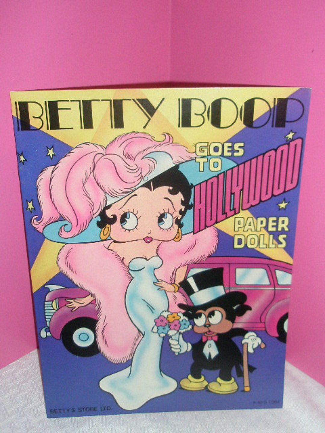 Vintage 1984 Betty Boop Paper Dolls Titled Betty Boop Goes To Hollywood Etsy