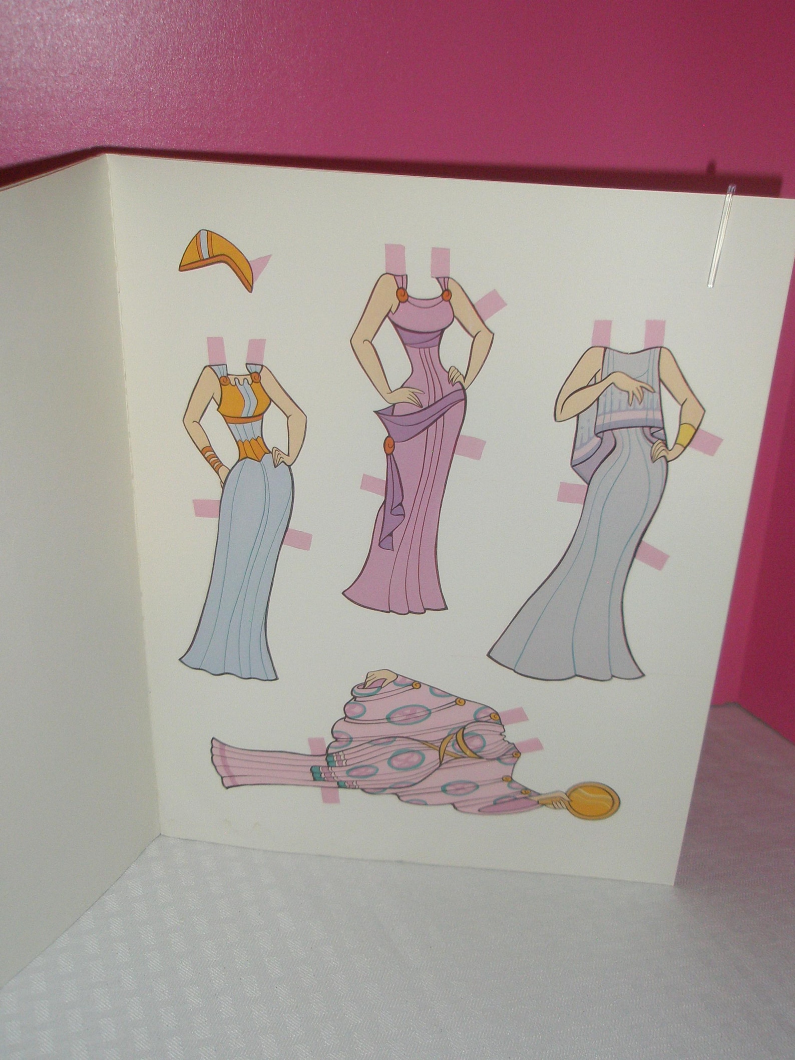 Vintage 1997 Disney’s HERCULES PRESS-OUT Paper Doll Book / Hercules ...