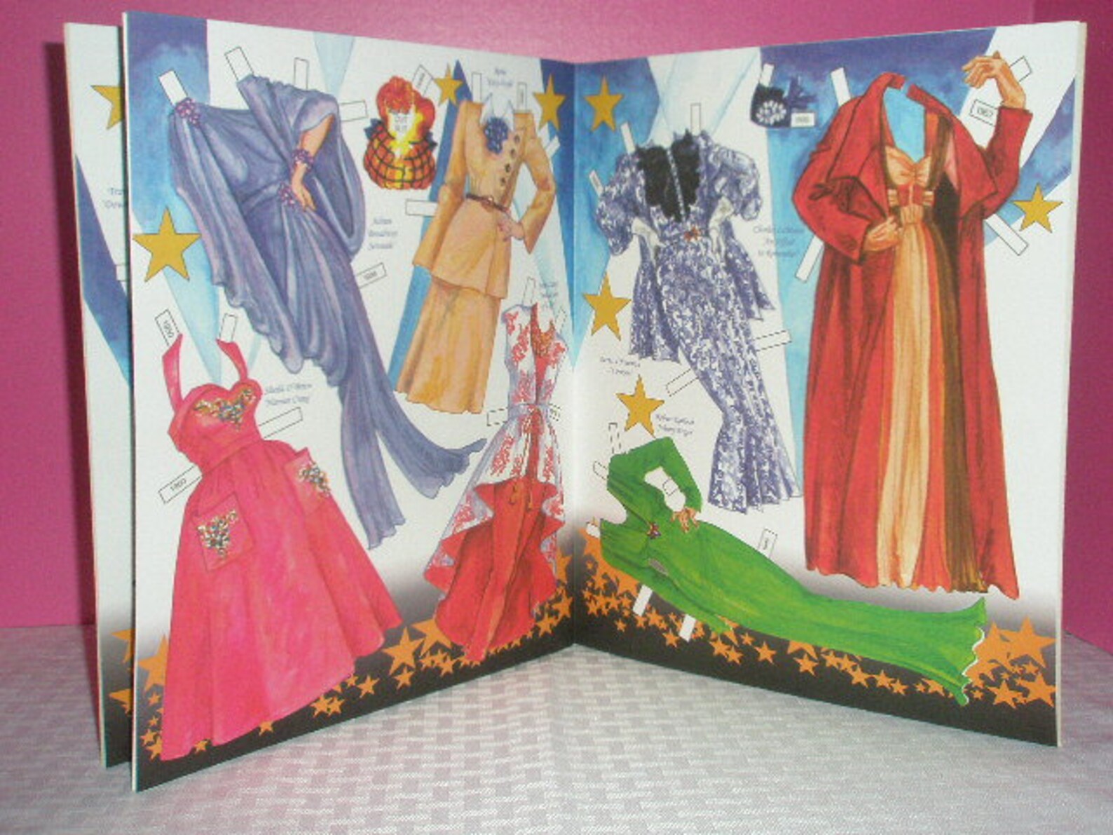 2008 HOLLYWOOD PAPER DOLLS / Hollywood Styles of the 30s, 40s, 50s - Etsy