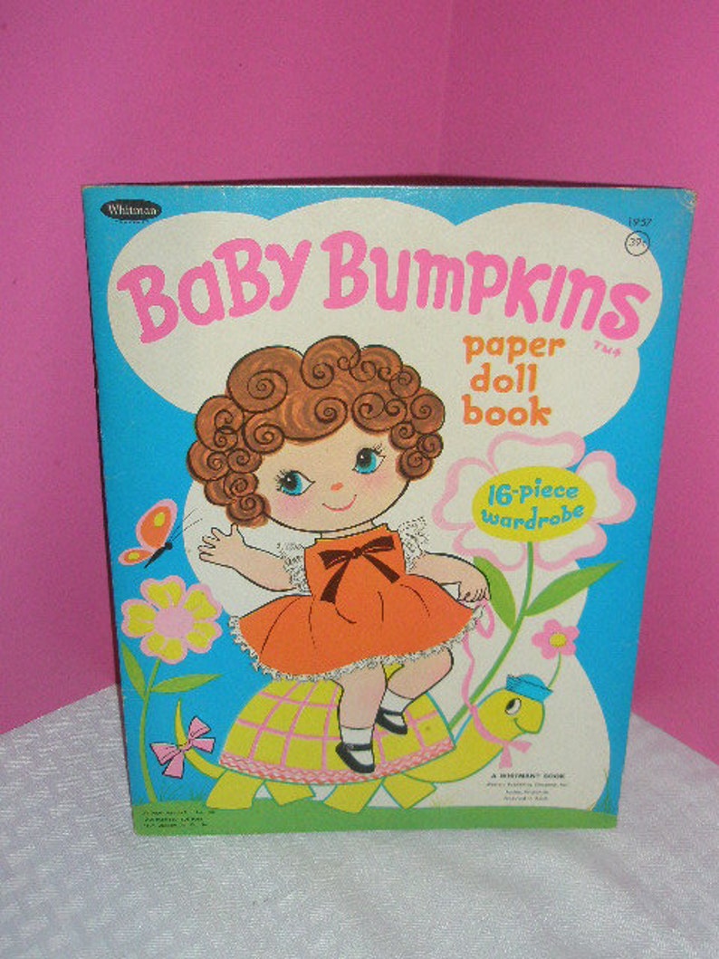 Vintage 1969 BABY BUMPKINS Doll Paper Doll Book / Baby Bumpkins Baby ...