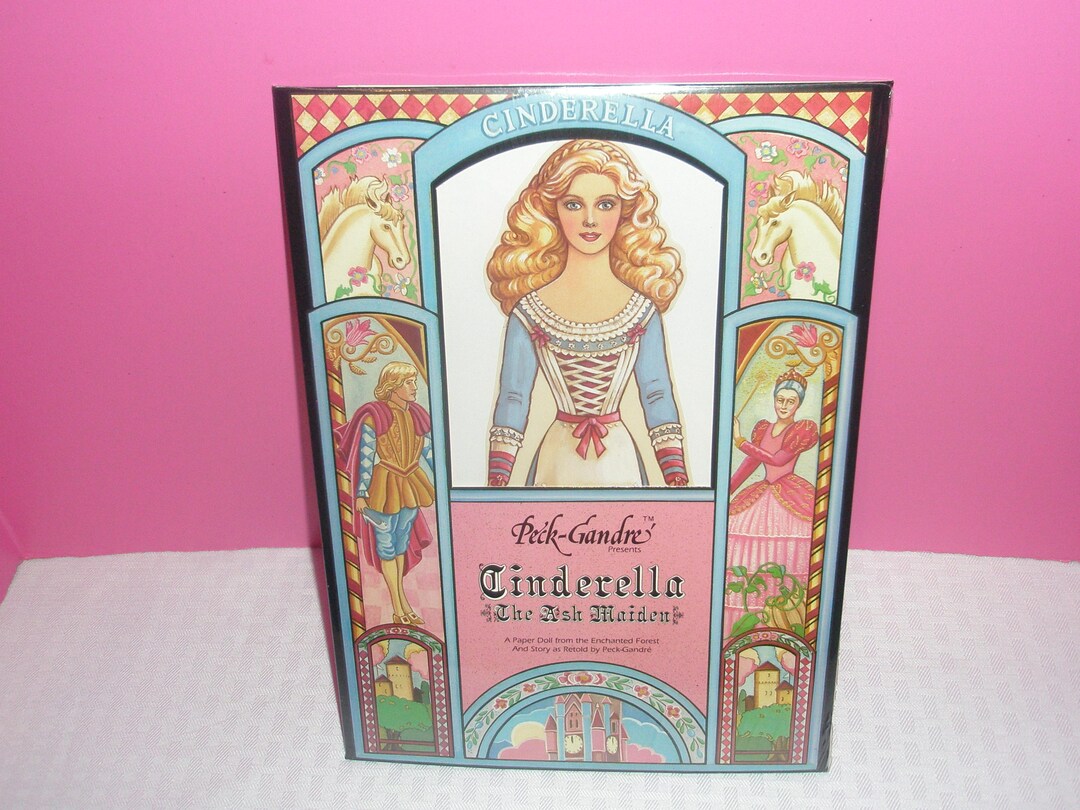 Vintage 1991 CINDERELLA the ASH MAIDEN Paper Doll Set From the ...