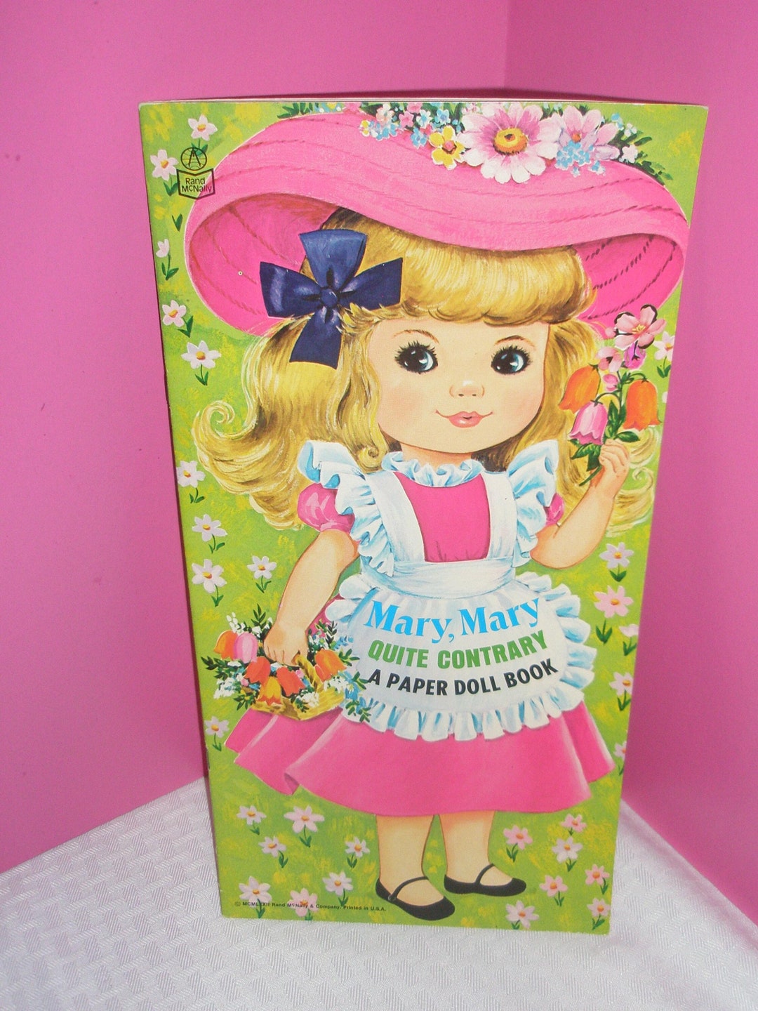 Vintage 1972 MARY MARY QUITE Contrary Paper Doll Book / 13-inch Paper ...