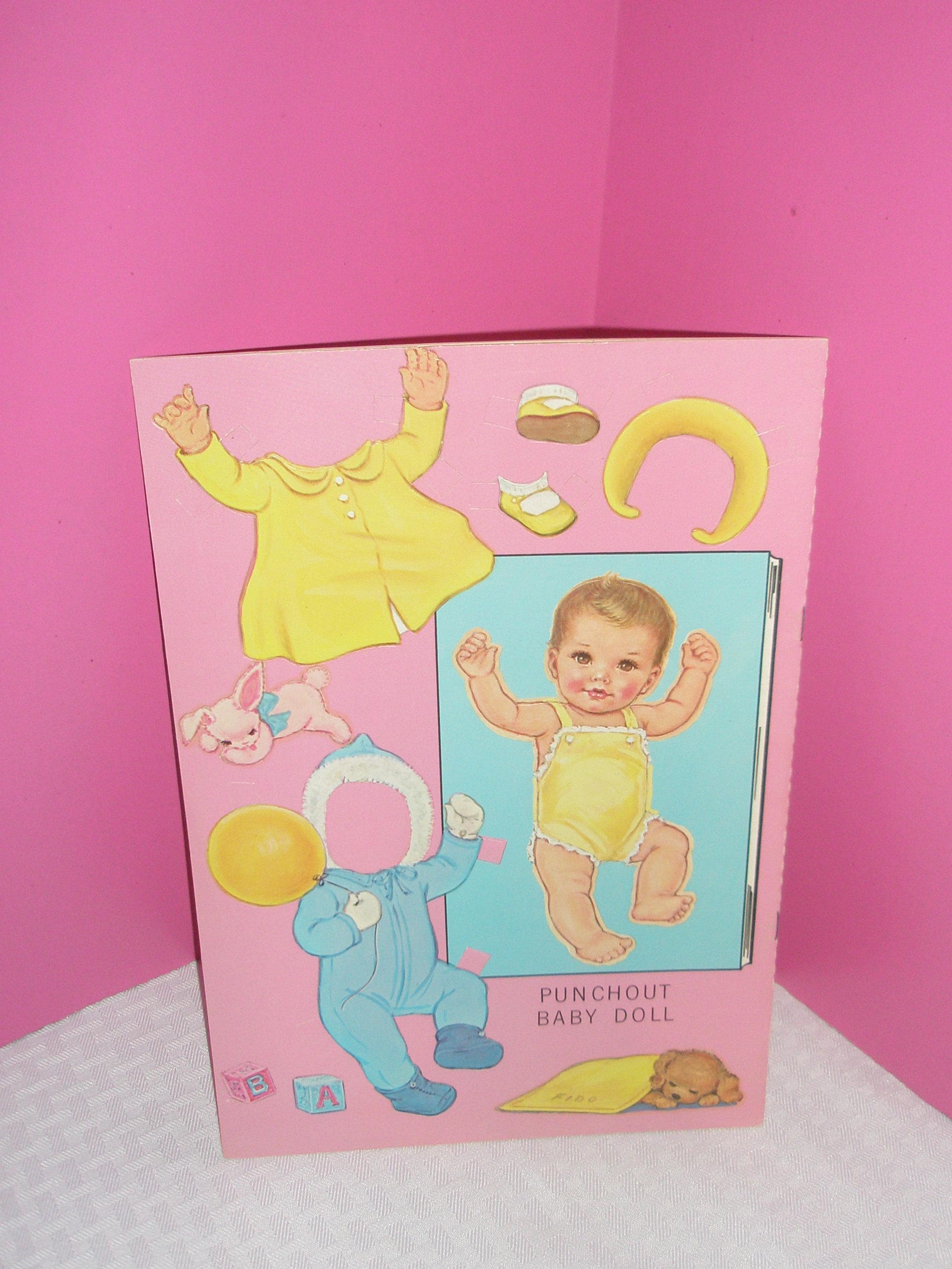 Vintage 1974 My Very Own BABY DOLL Paper Doll Book to Dress and Care ...