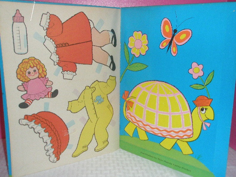 Vintage 1969 BABY BUMPKINS Doll Paper Doll Book / Baby Bumpkins Baby ...