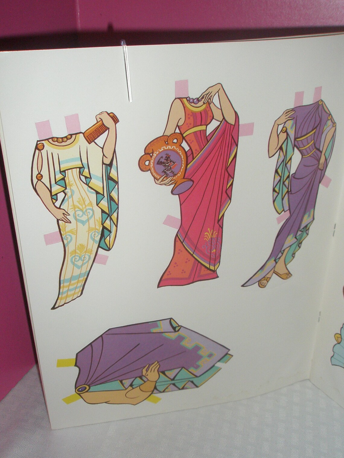 Vintage 1997 Disney’s HERCULES PRESS-OUT Paper Doll Book / Hercules ...
