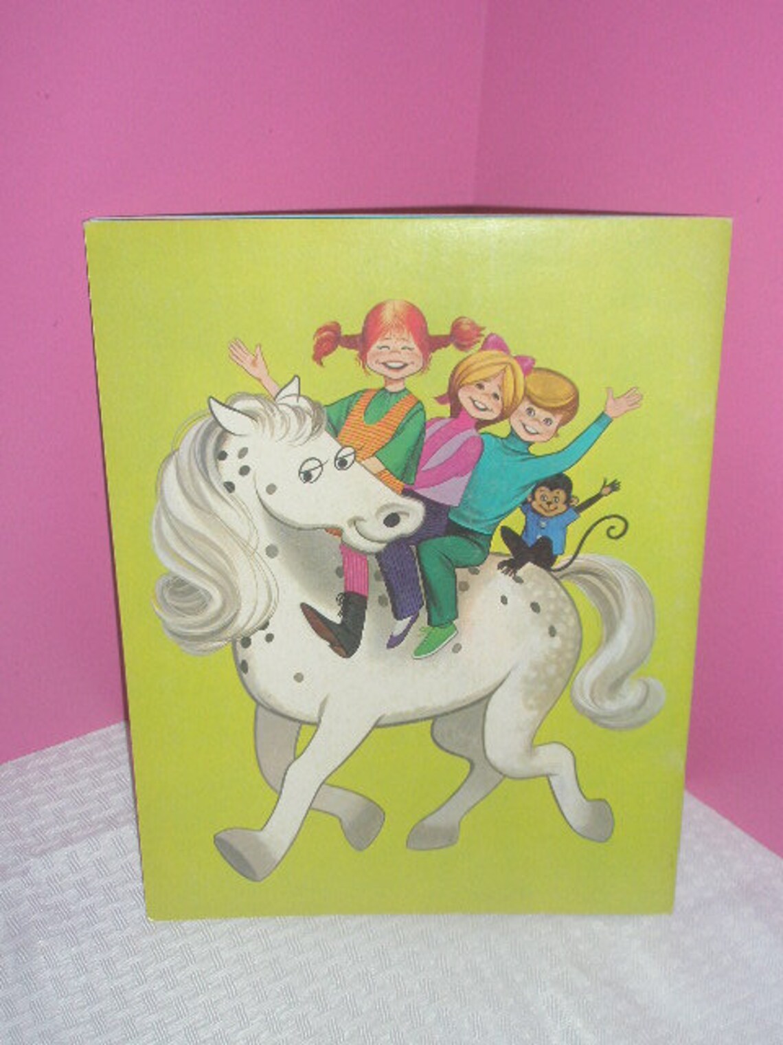 Vintage 1974 PIPPI LONGSTOCKING With Annika and Tommy Paper Dolls / A ...