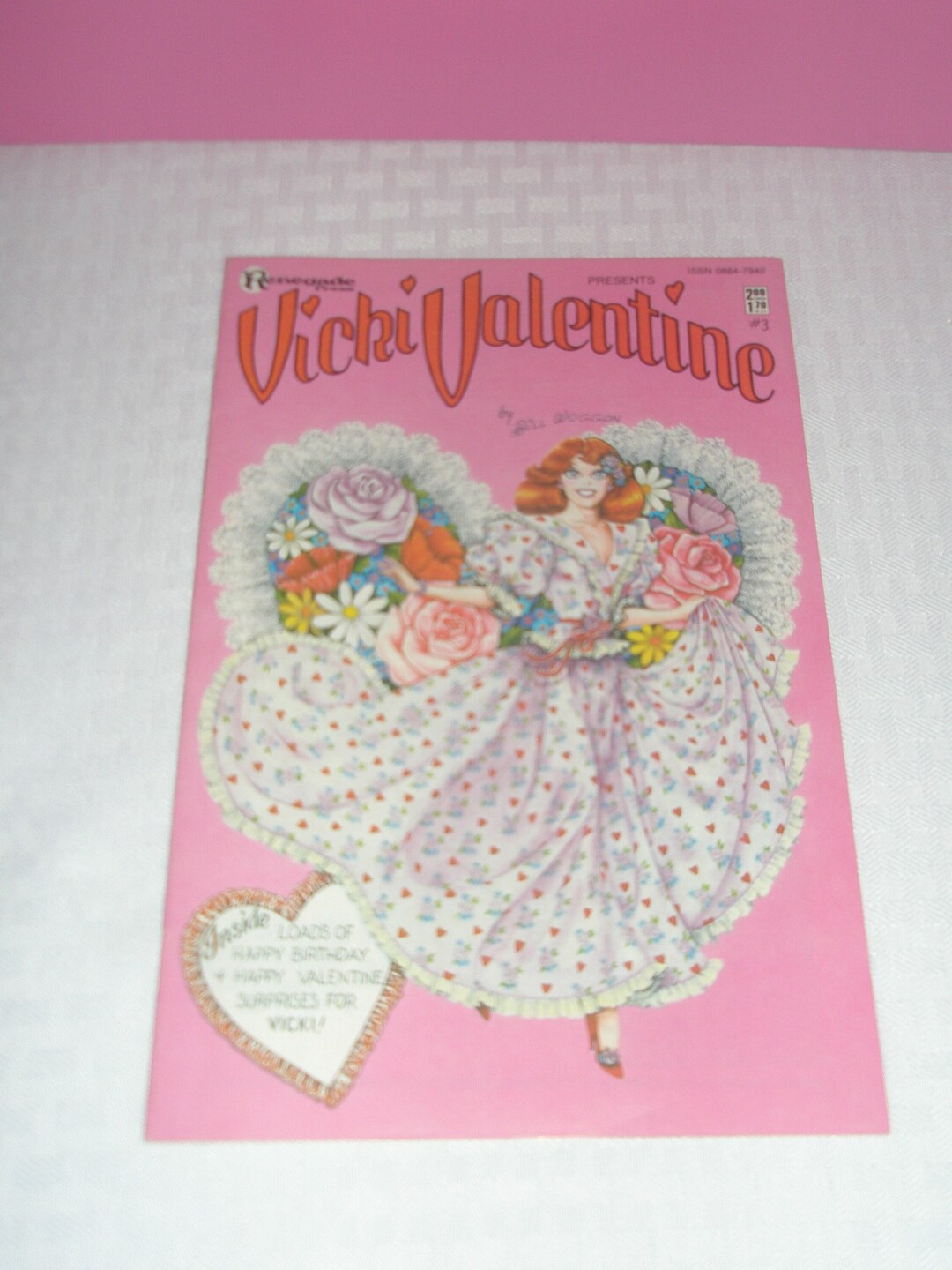 Vintage Jan. 1986 #3 VICKI VALENTINE COMIC Book by Bill Woggon / Pages ...