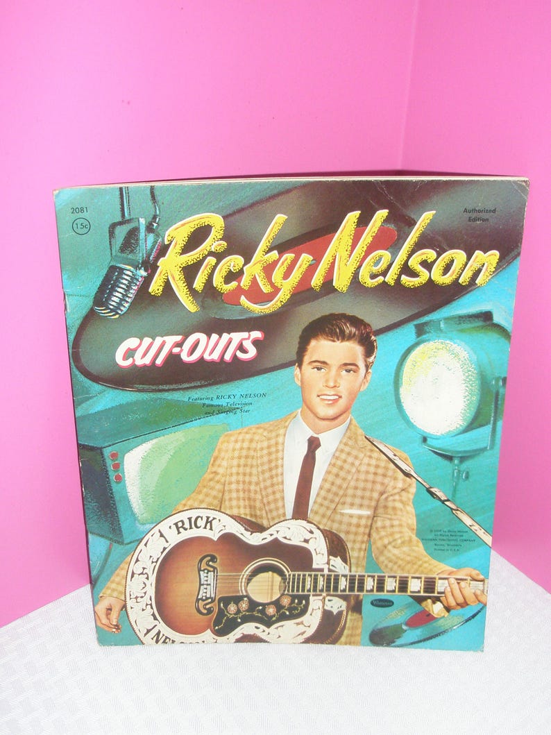 Vintage 1959 RICKY NELSON Cut-outs / Featuring Ricky Nelson / Famous ...