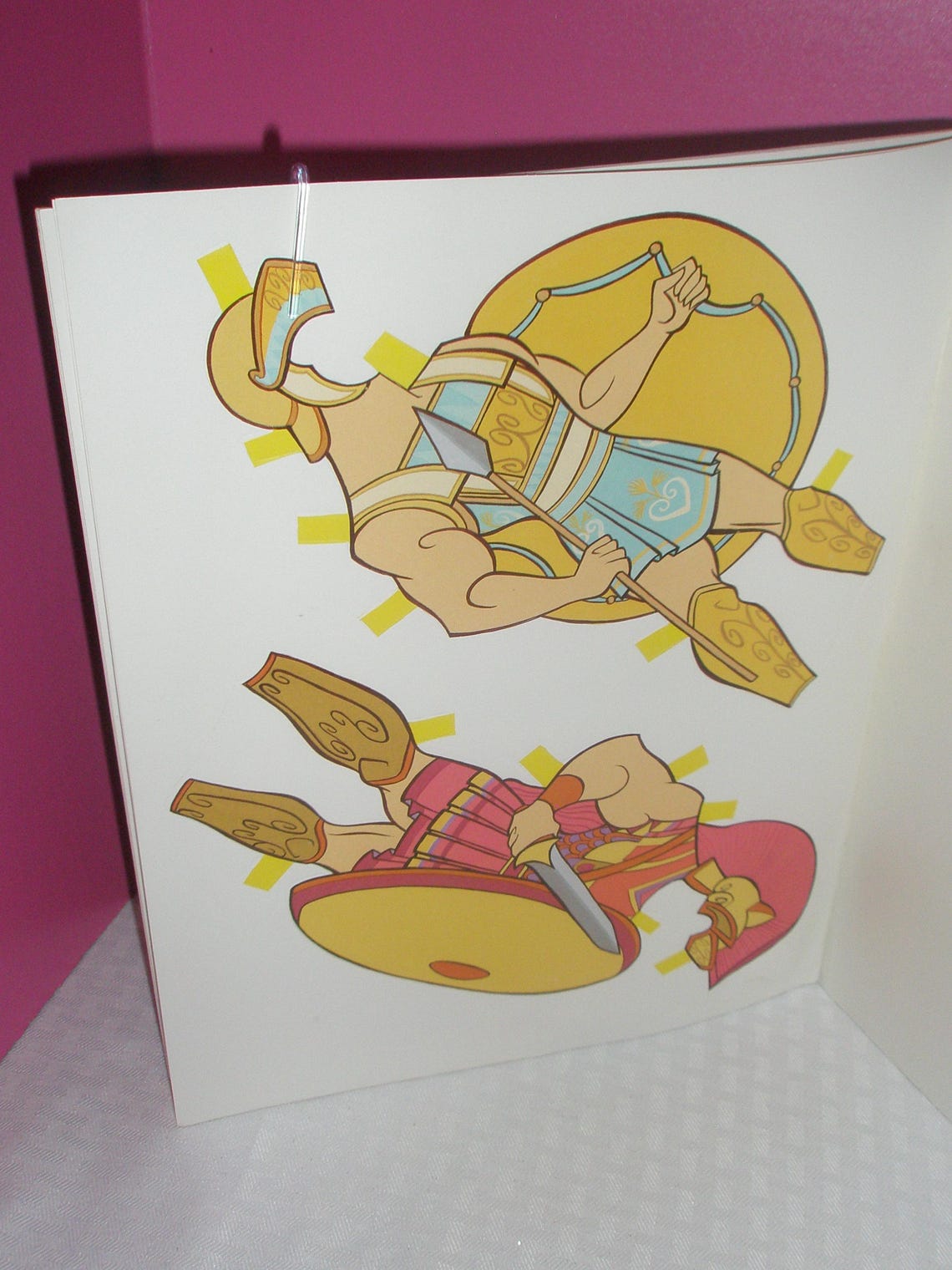 Vintage 1997 Disney’s HERCULES PRESS-OUT Paper Doll Book / Hercules ...