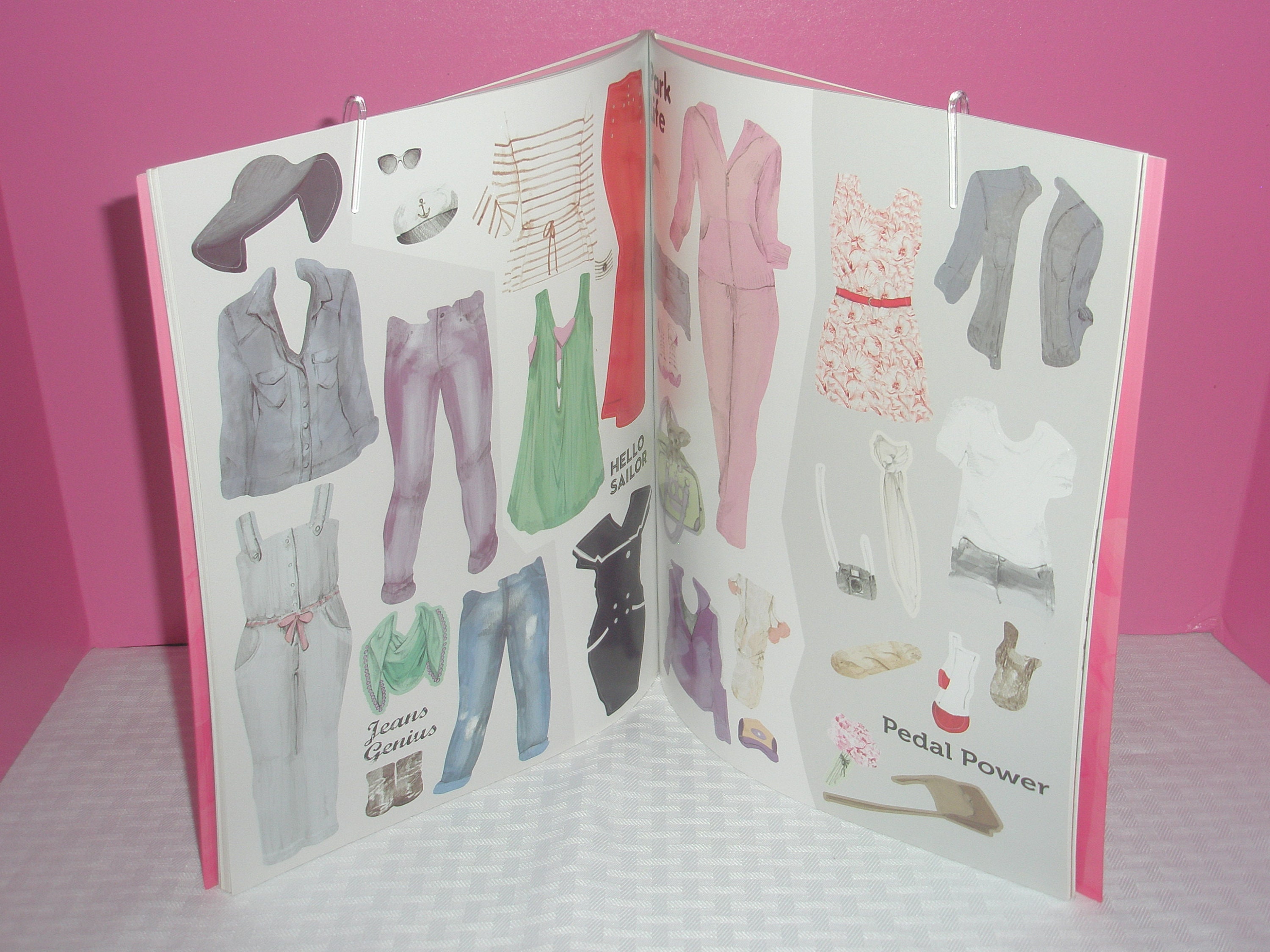 2012 STICKER FASHIONISTA Paper Doll / Sticker Book by Kelly Smith ...
