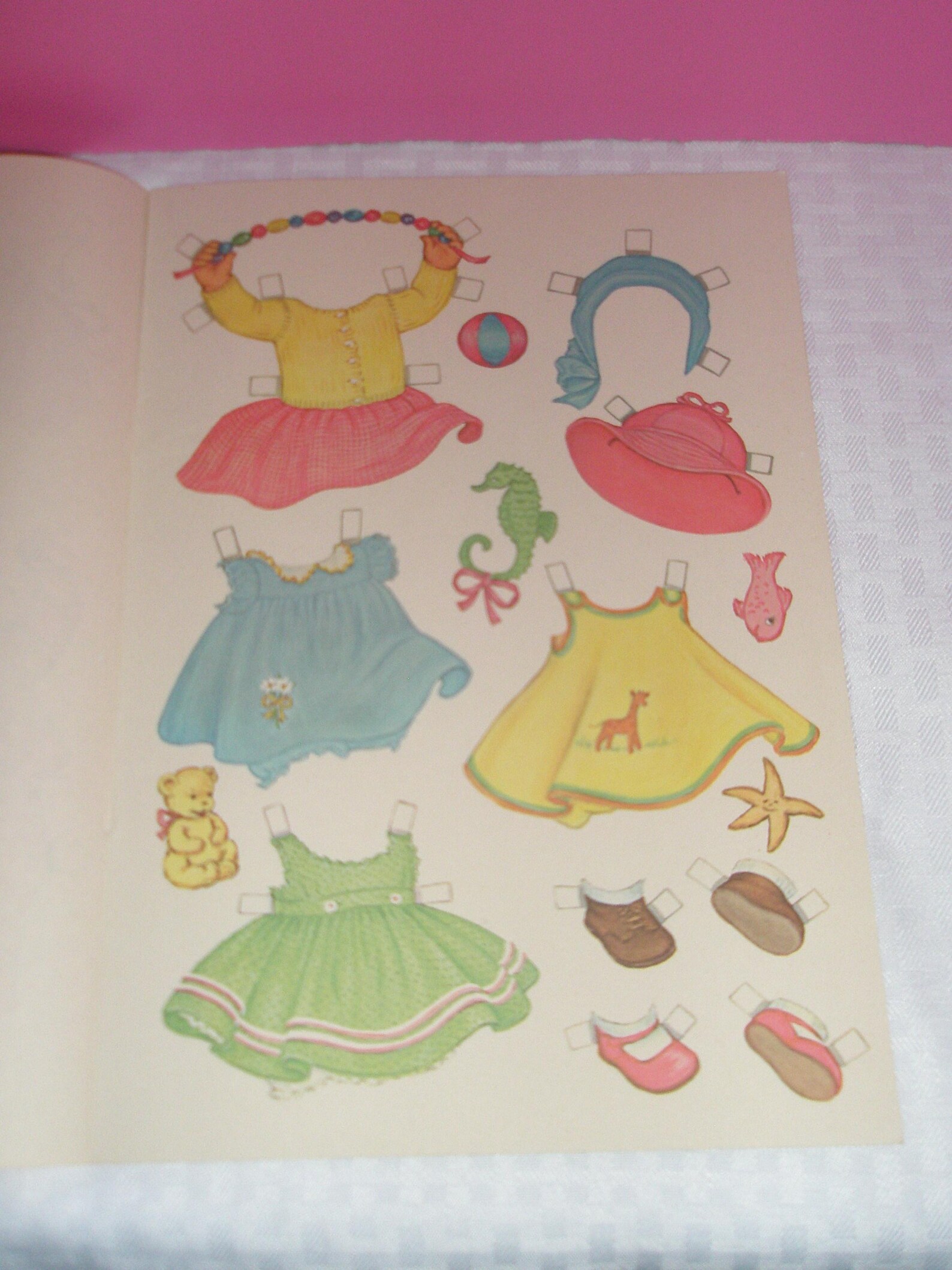 Vintage 1974 My Very Own BABY DOLL Paper Doll Book to Dress and Care ...
