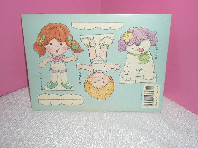 Vintage 1984 the CHARMKINS PAPER DOLL Book / 2 Punch-out Dolls of Brown ...