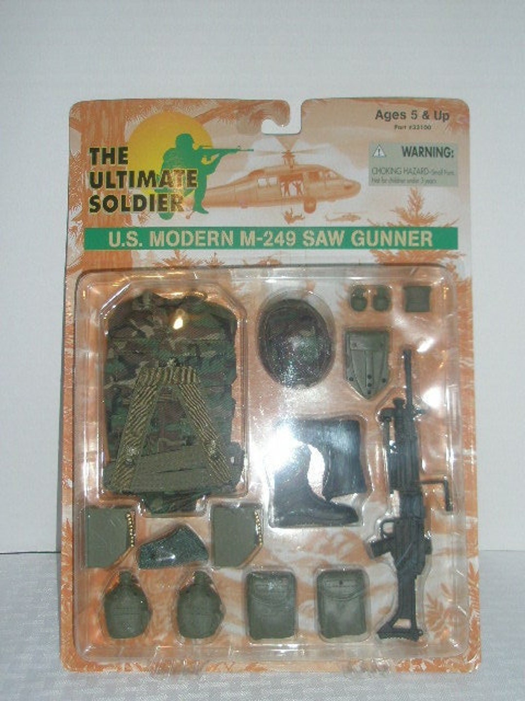 Vintage 1998 the Ultimate Soldier U.S. MODERN M-249 SAW GUNNER Uniform ...