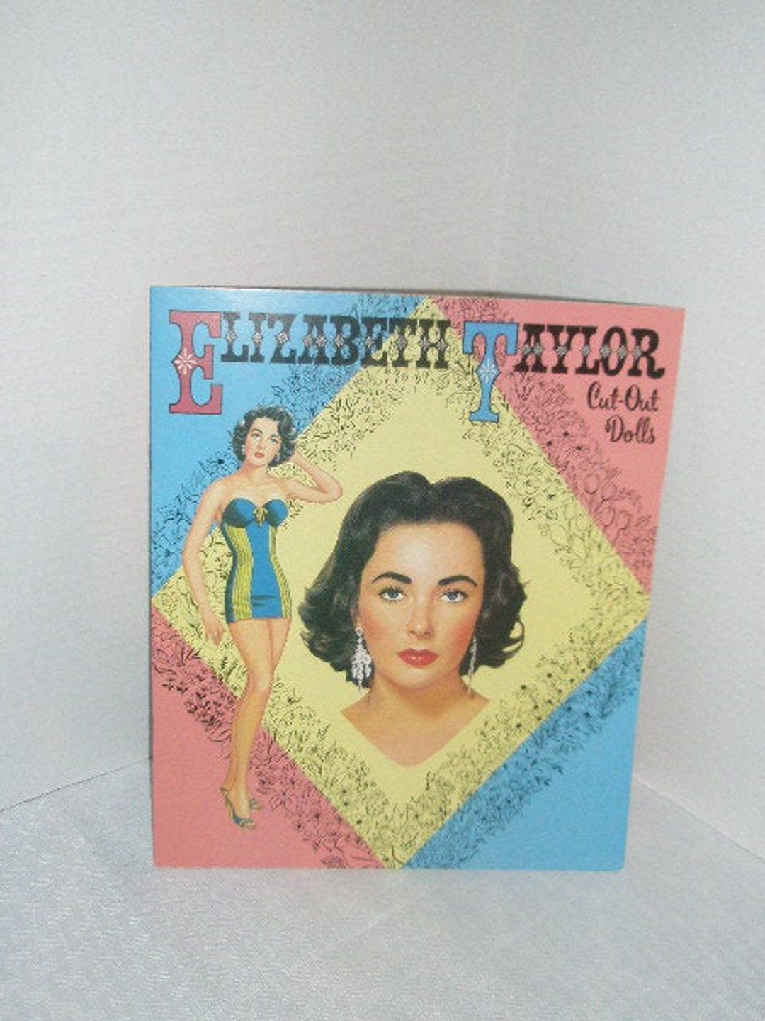 Vintage 2001 ELIZABETH TAYLOR Cut-out Dolls / Reprint of the 1957 ...