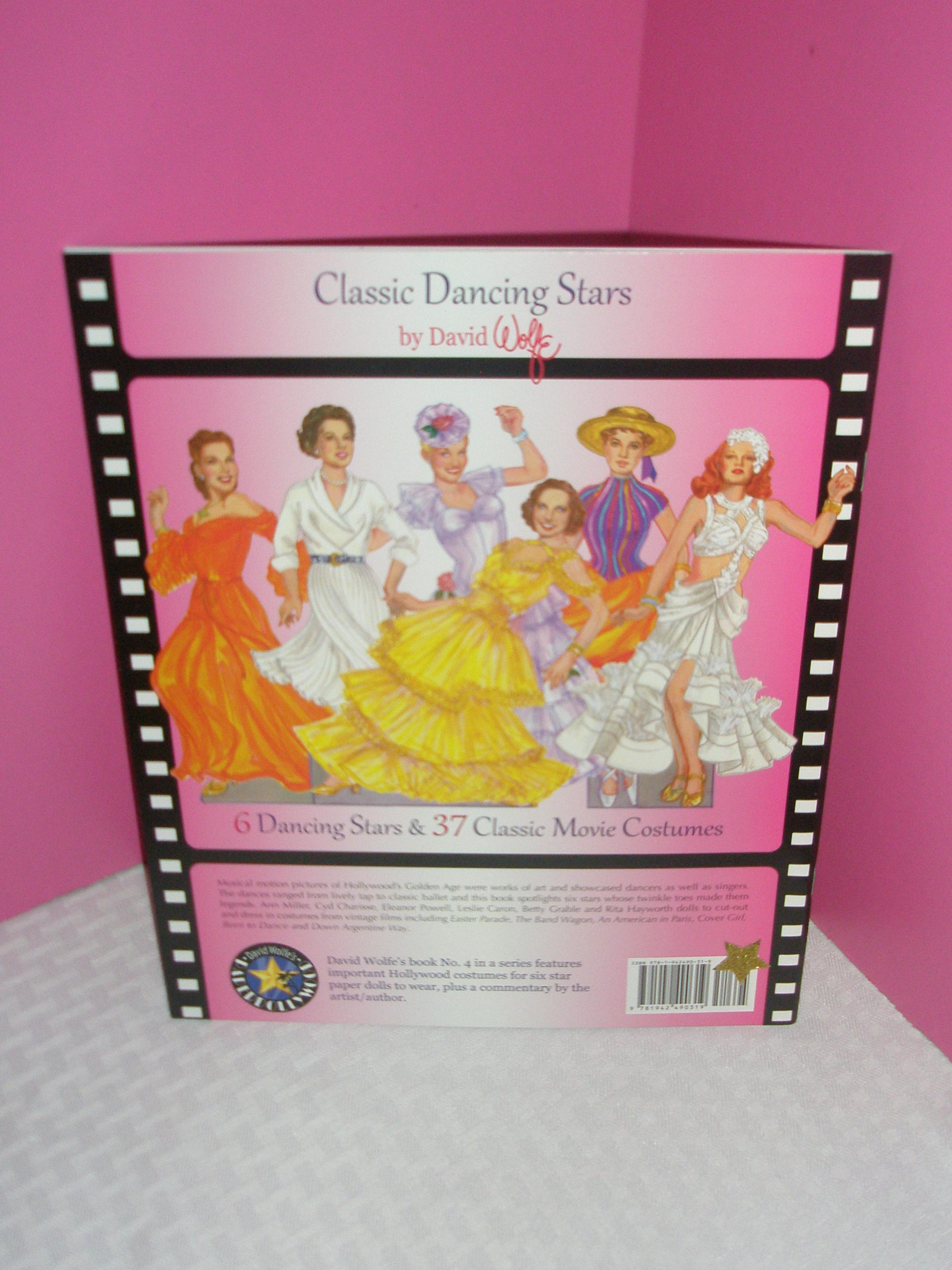2017 CLASSIC DANCING STARS Paper Doll Book by Fashion Illustrator David ...