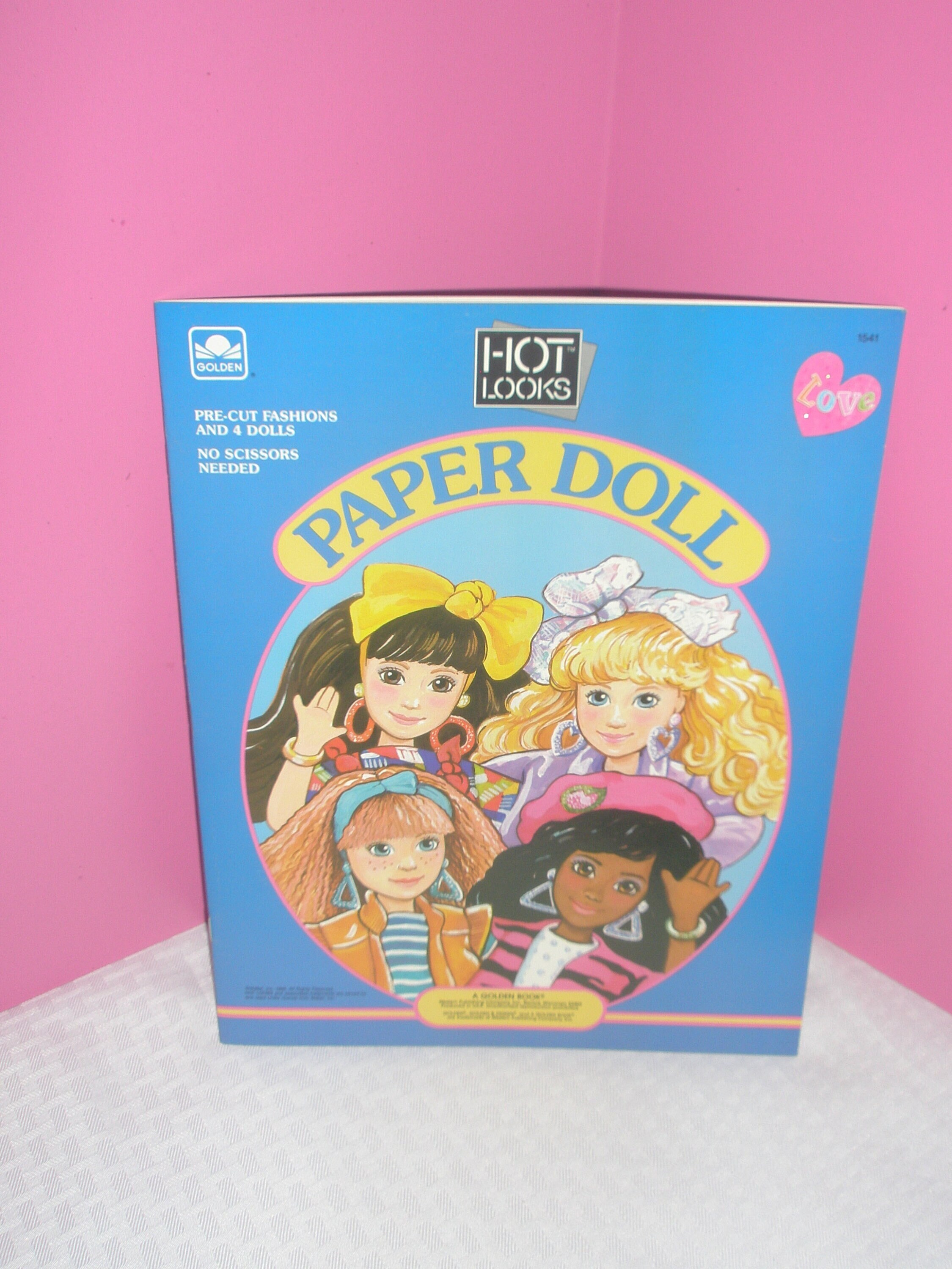Vintage 1988 HOT LOOKS Paper Doll Book / 4 Hot Looks Paper - Etsy