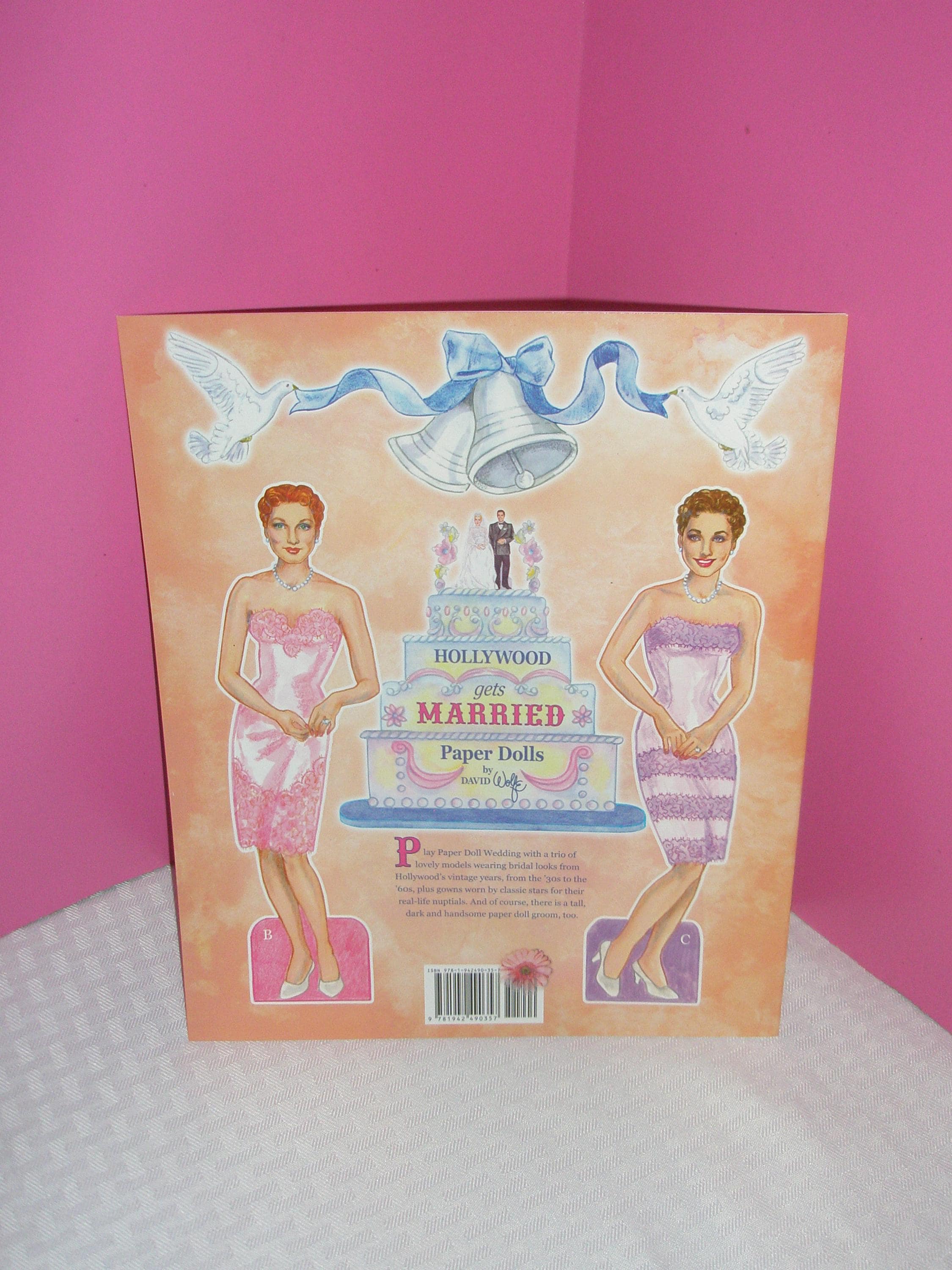 2017 HOLLYWOOD Gets MARRIED Paper Doll Book by David Wolfe / 4 Paper ...