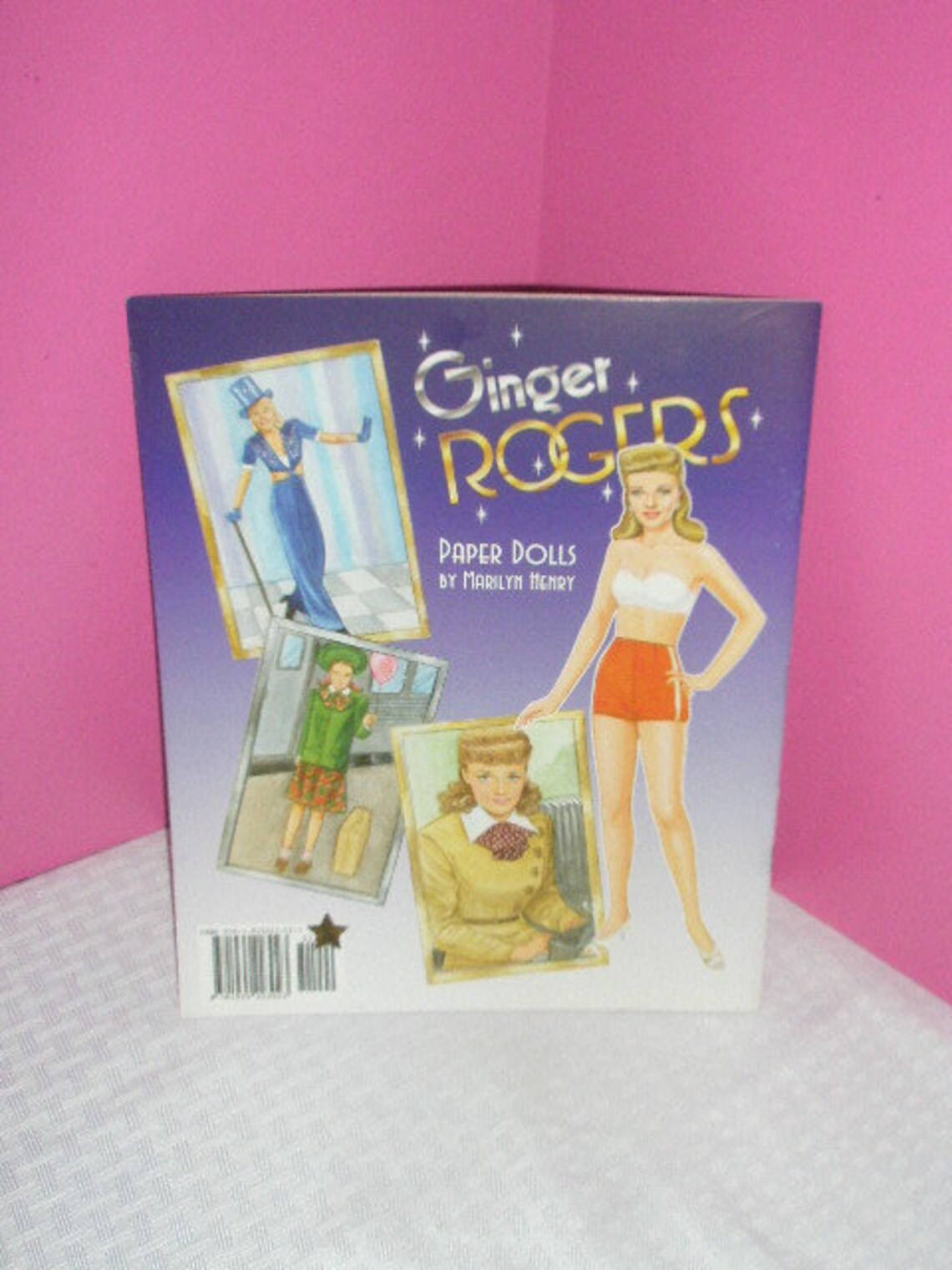 2008 GINGER ROGERS Paper Doll Book by Marilyn Henry Paper Doll ...