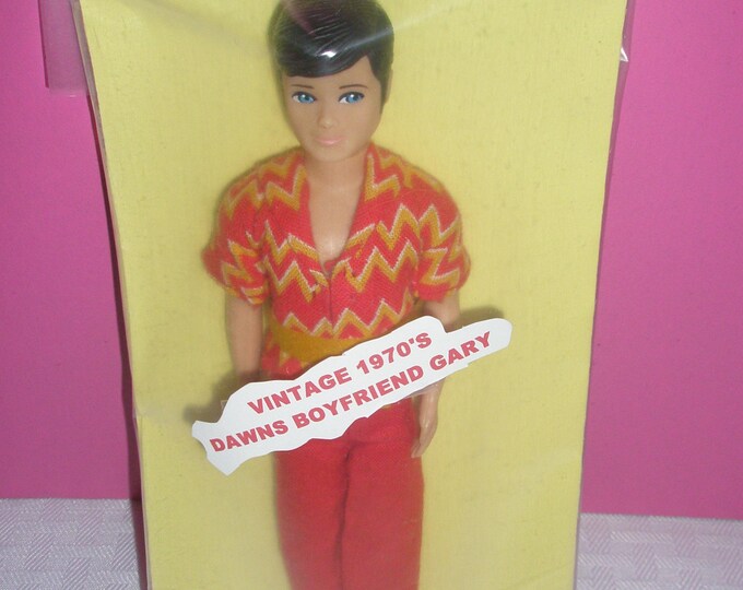 Vintage 1970 Topper Toys Dawn Doll’s Boyfriend GARY in Original Shirt ...