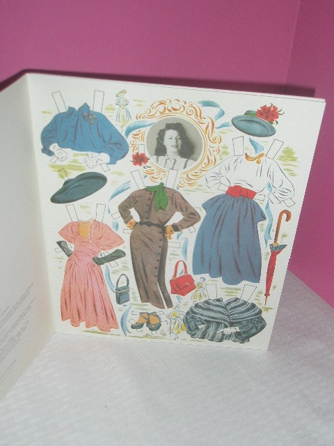 2008 AVA GARDNER Cut-out Dolls Paper Doll Book / Reproduction Print of ...