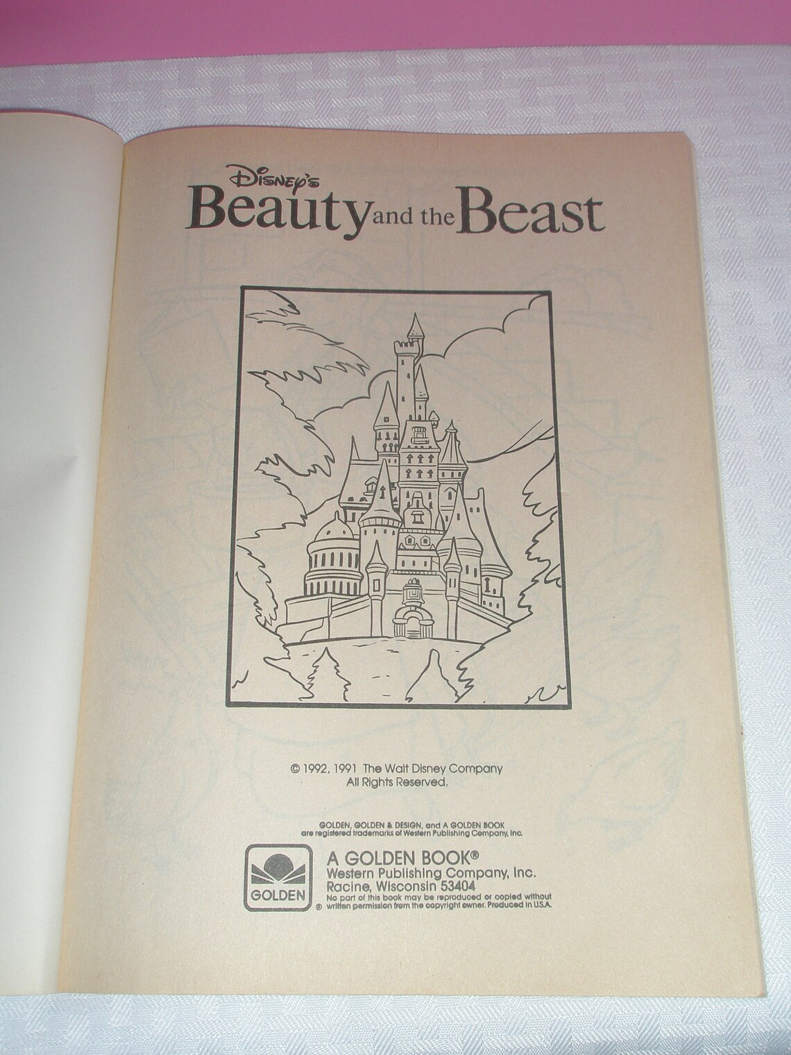 Vintage 1991 DISNEYS BEAUTY and the Beast / 2019 Disneys - Etsy