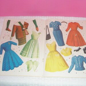 Vintage 1950’s CHEERLEADER Teen-age Doll Cut-outs Paper Doll Book / 2 ...