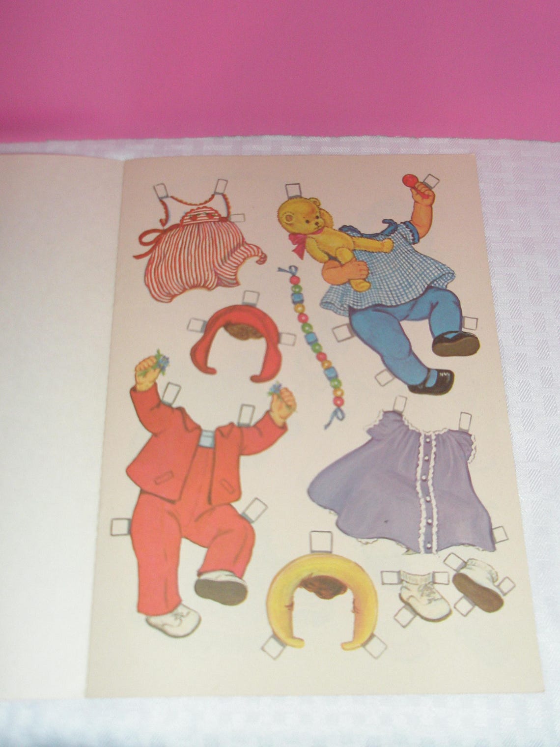 Vintage 1974 My Very Own BABY DOLL Paper Doll Book to Dress and Care ...