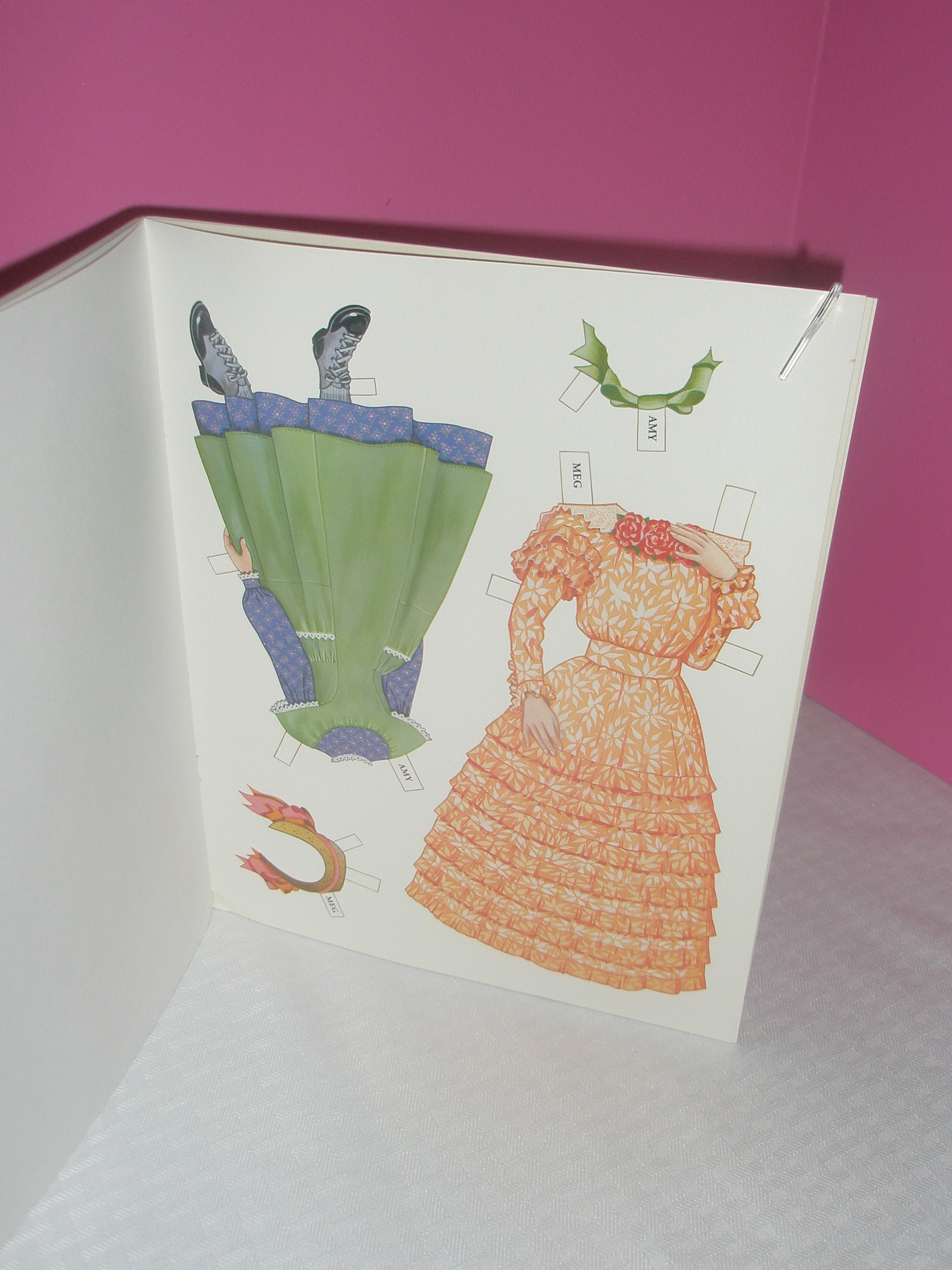 Vintage 1999 LITTLE WOMEN Paper Doll Collection From Peck Aubry / 4 Die ...