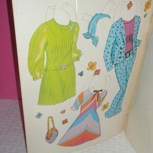 Vintage 1966 TERRI and TONYA the Duo-tones A Paper Doll Book / 2 Paper ...