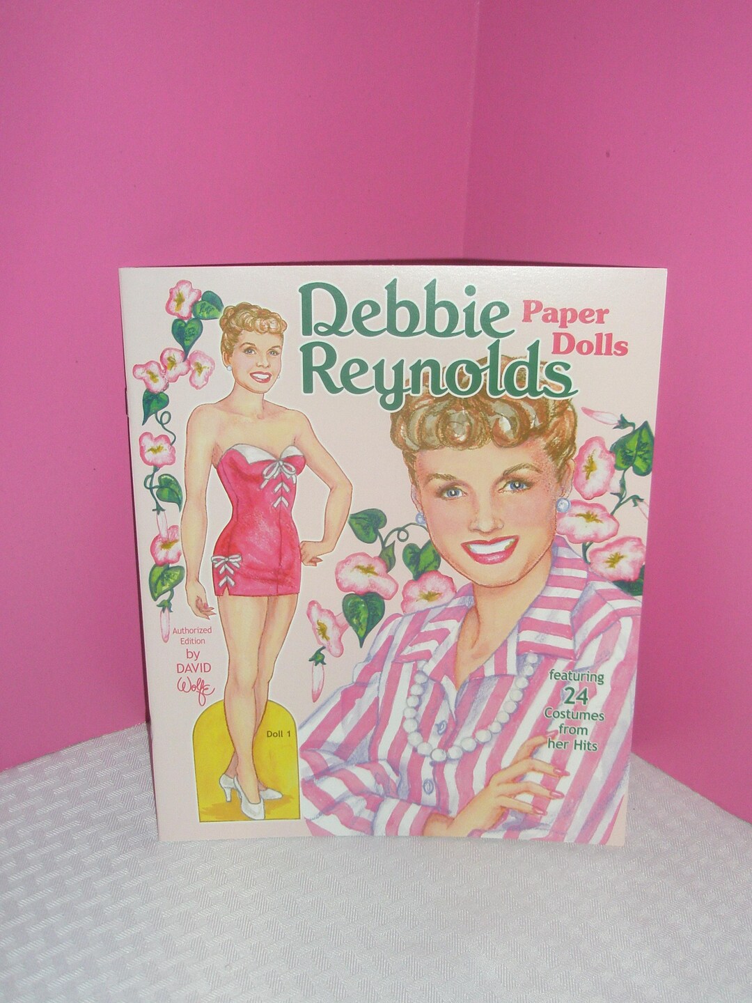 2011 DEBBIE REYNOLDS Paper Doll Book Featuring 24 Costumes From Movies ...