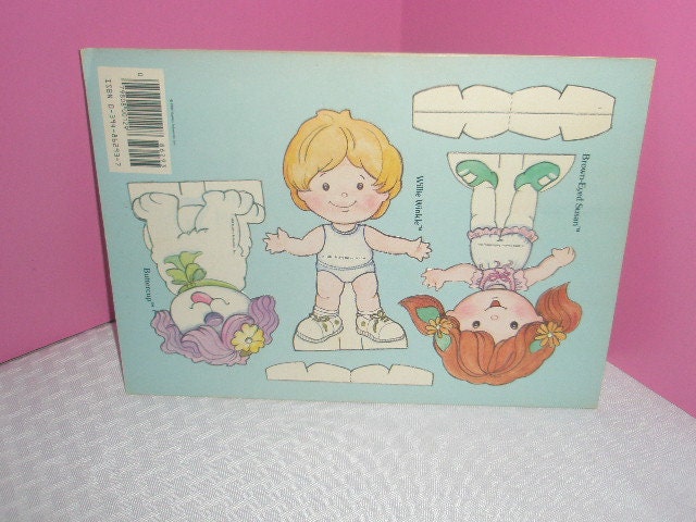 Vintage 1984 the CHARMKINS PAPER DOLL Book / 2 Punch-out Dolls of Brown ...