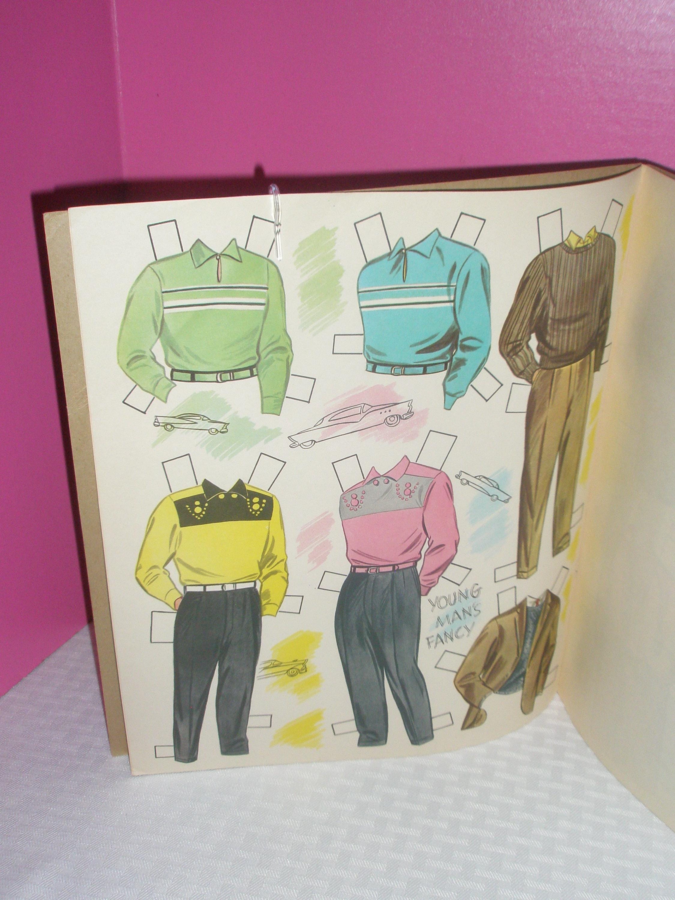Vintage 1959 RICKY NELSON Cut-outs / Featuring Ricky Nelson / Famous ...