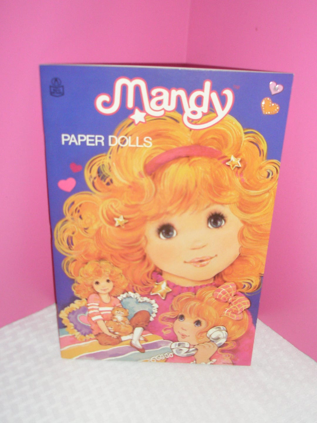 Vintage 1984 MANDY PAPER DOLLS / 2 Mandy Paper Dolls With Cute 1980’s ...