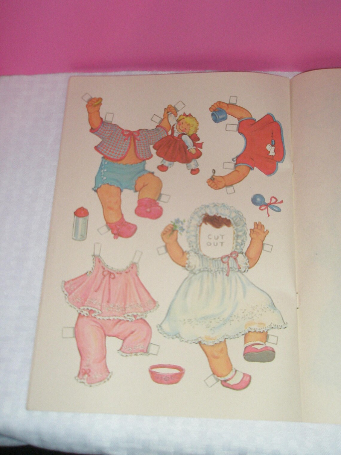 Vintage 1974 My Very Own BABY DOLL Paper Doll Book to Dress and Care ...