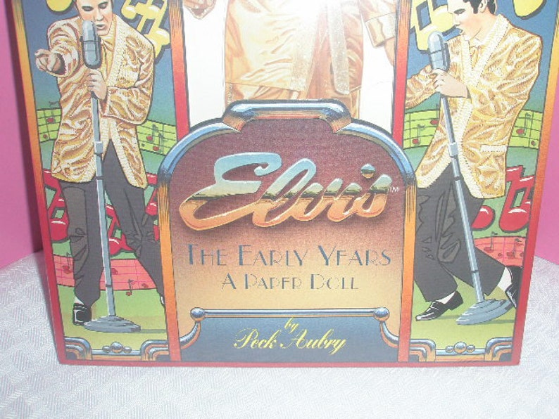 Vintage 1996 Elvis The Early Years A Paper Doll By Peck Aubry Etsy