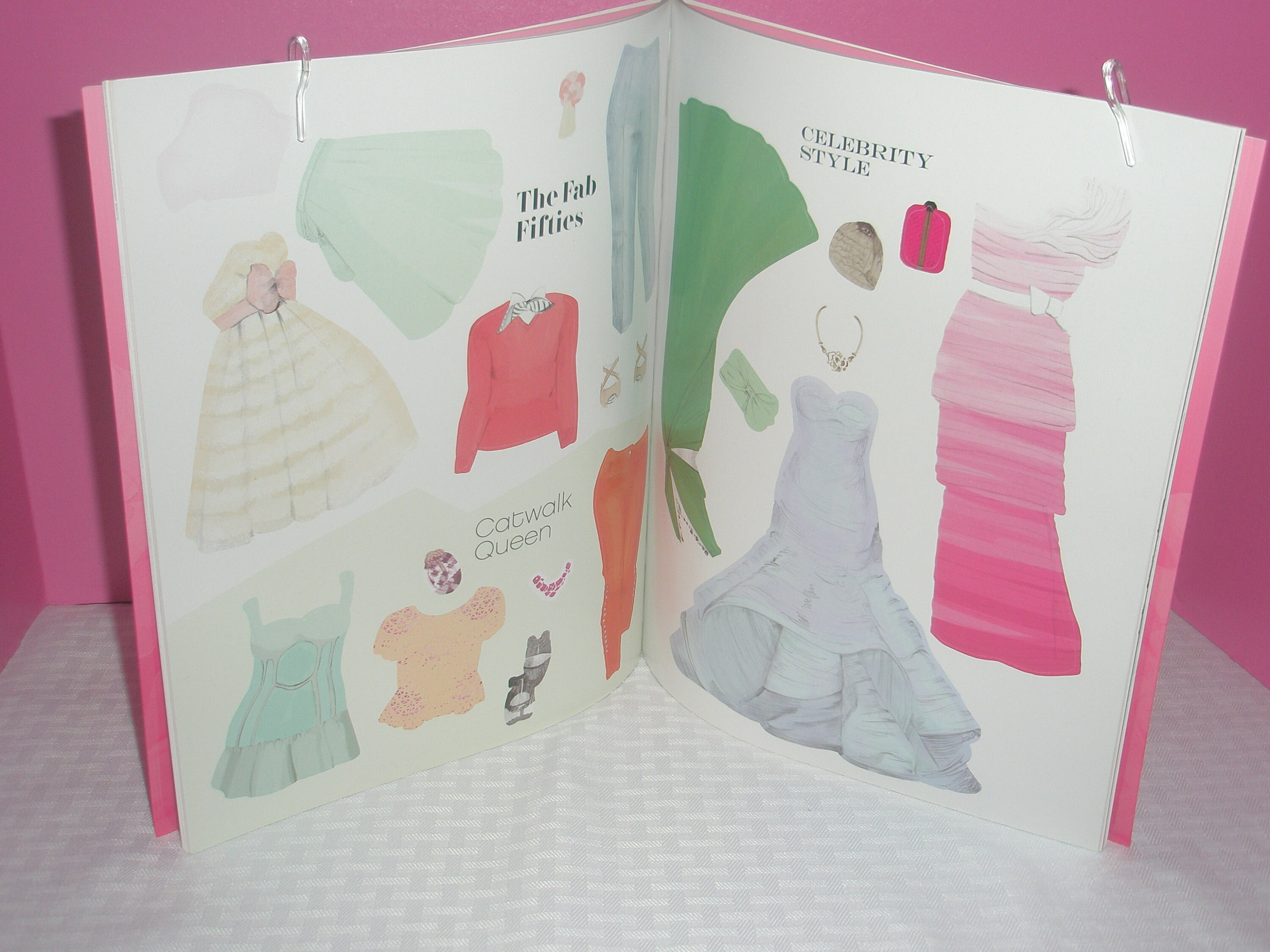 2012 STICKER FASHIONISTA Paper Doll / Sticker Book by Kelly Smith ...