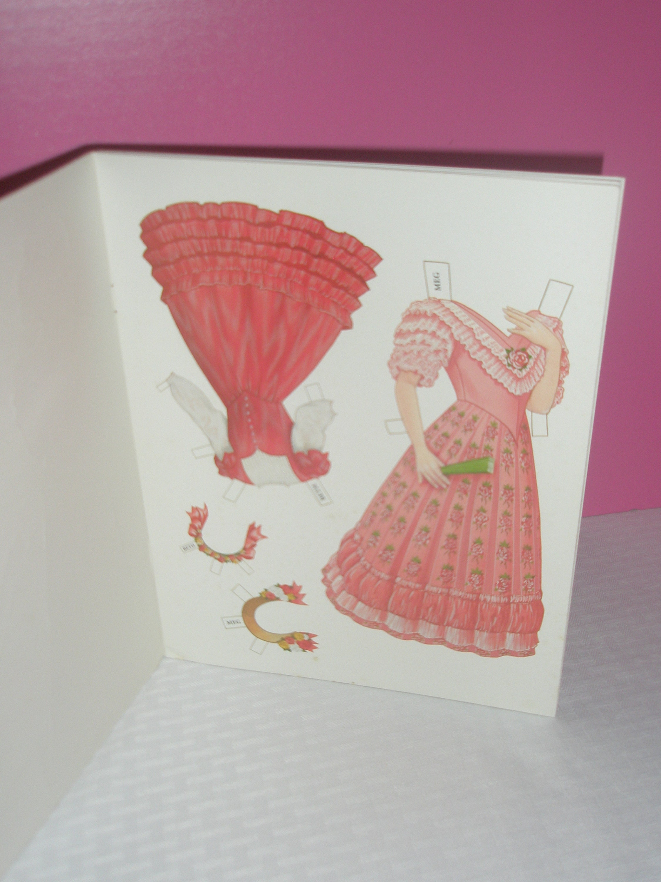 Vintage 1999 LITTLE WOMEN Paper Doll Collection From Peck Aubry / 4 Die ...
