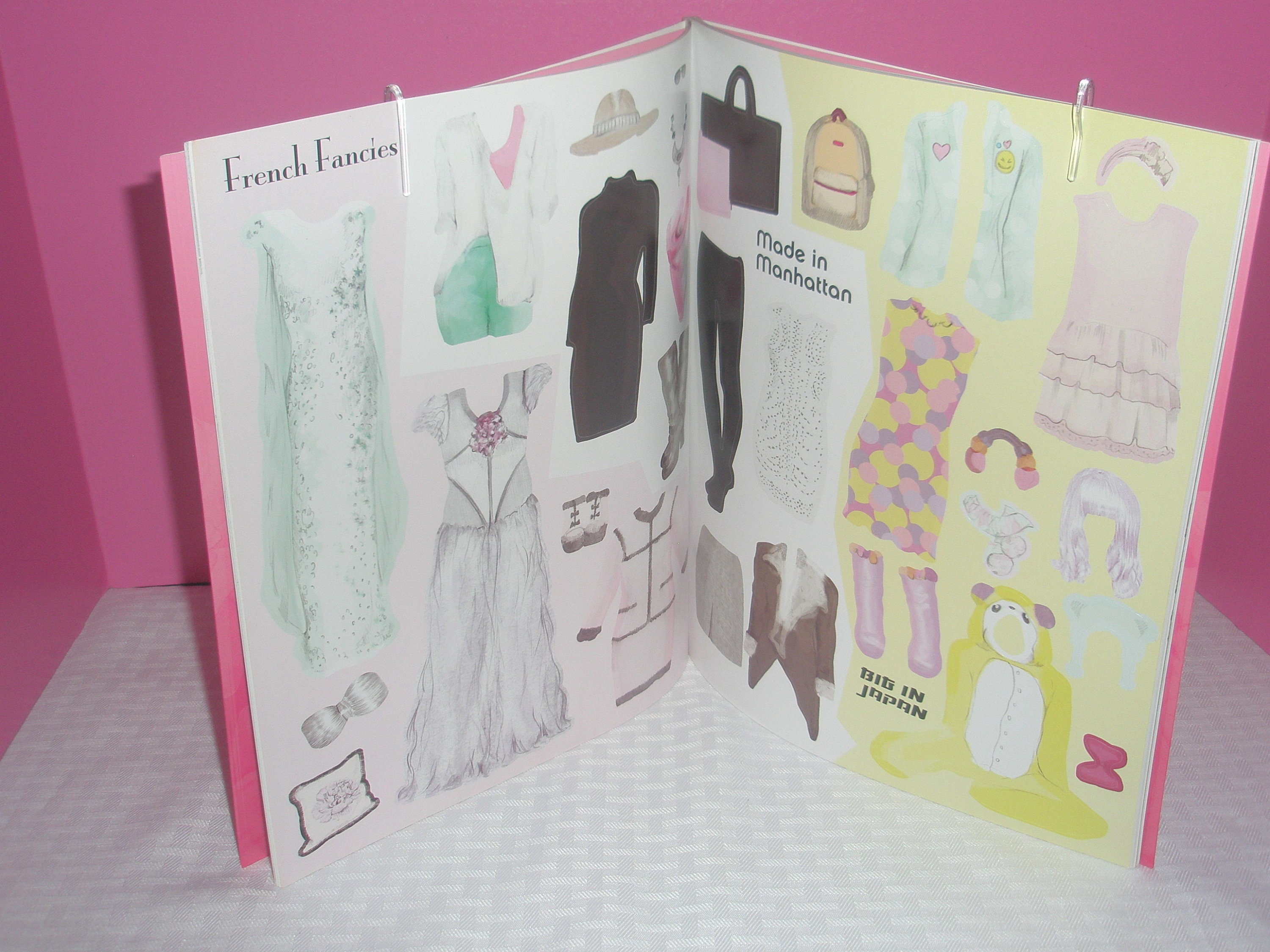 2012 STICKER FASHIONISTA Paper Doll / Sticker Book by Kelly Smith ...