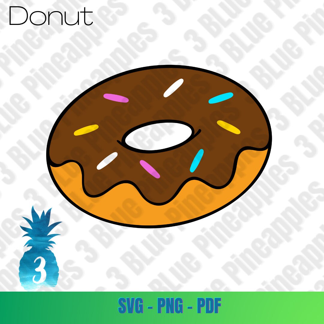 Donut SVG, Donut Digital Download, Donut Cutfile, Layered Donut SVG ...