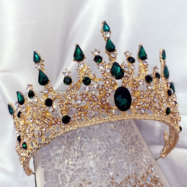 Gold and Green Crowns - Etsy