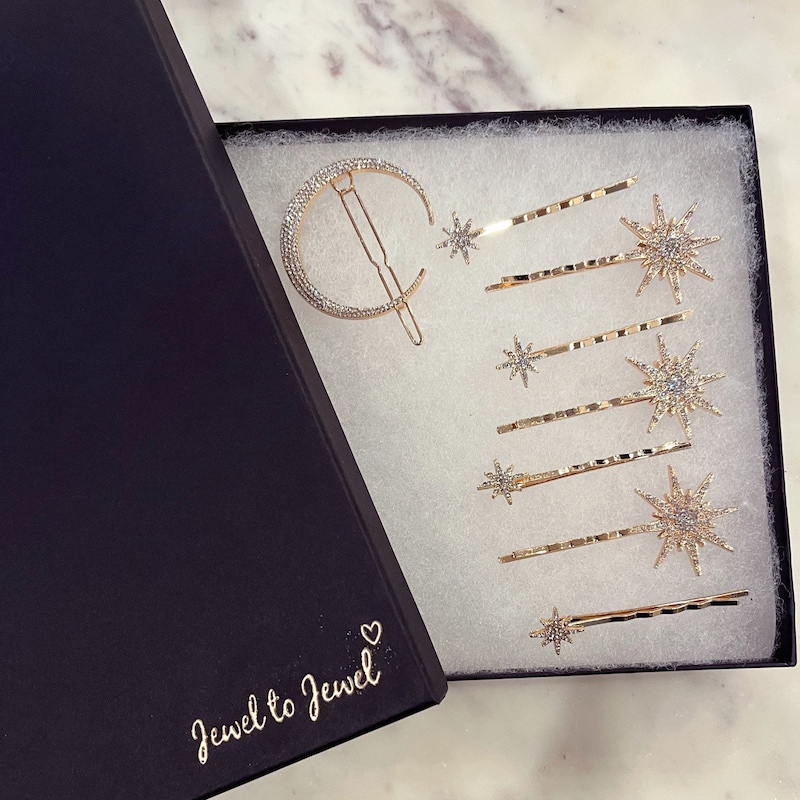 Star & Moon Hair Stick - Etsy