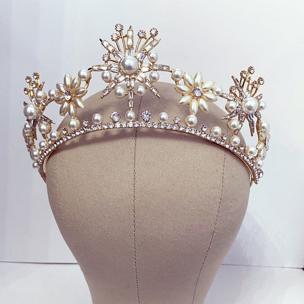 Pearl Crown - Etsy