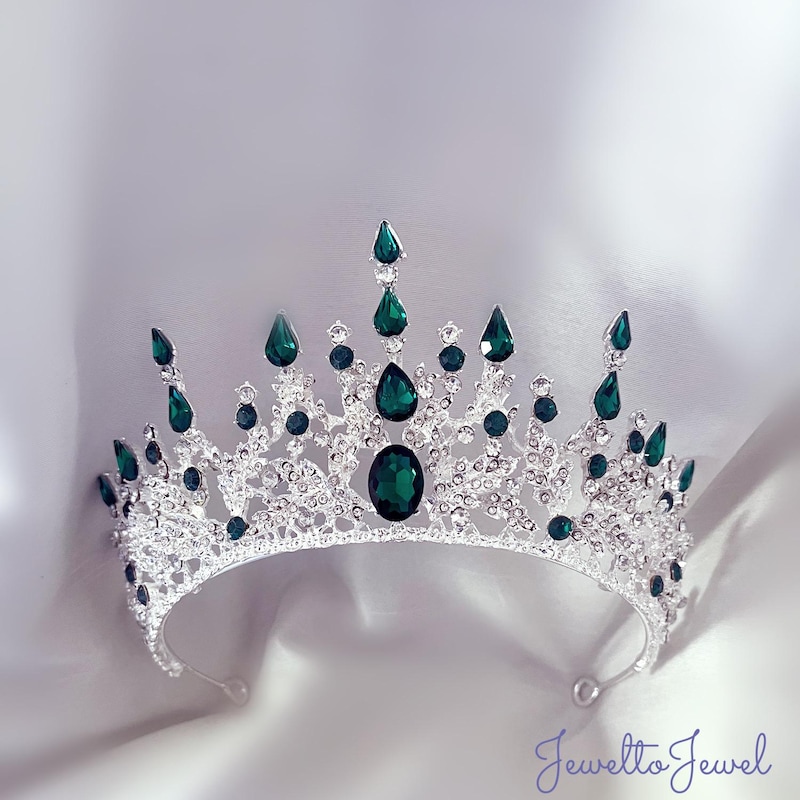 Emerald Tiara - Etsy
