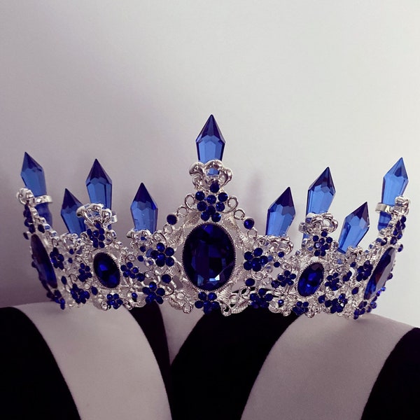 Royal Blue Crown - Etsy