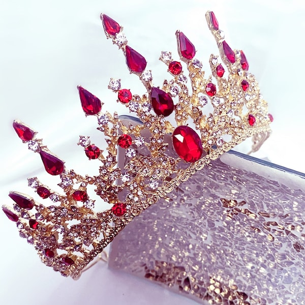 Gold Tiara - Etsy