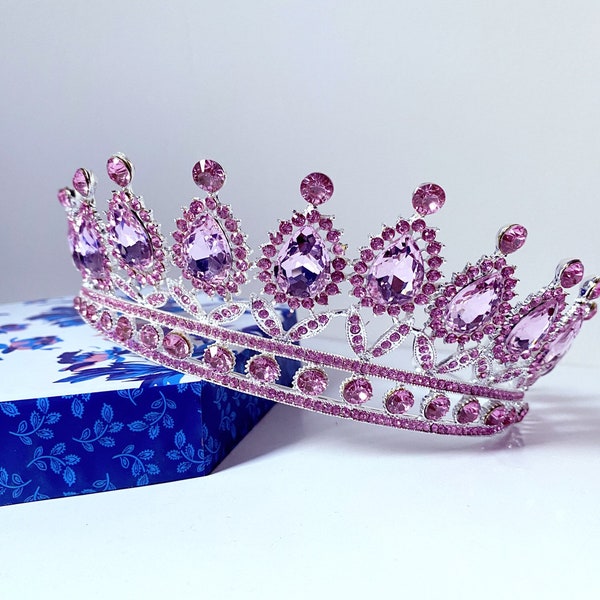 Pink Tiara - Etsy