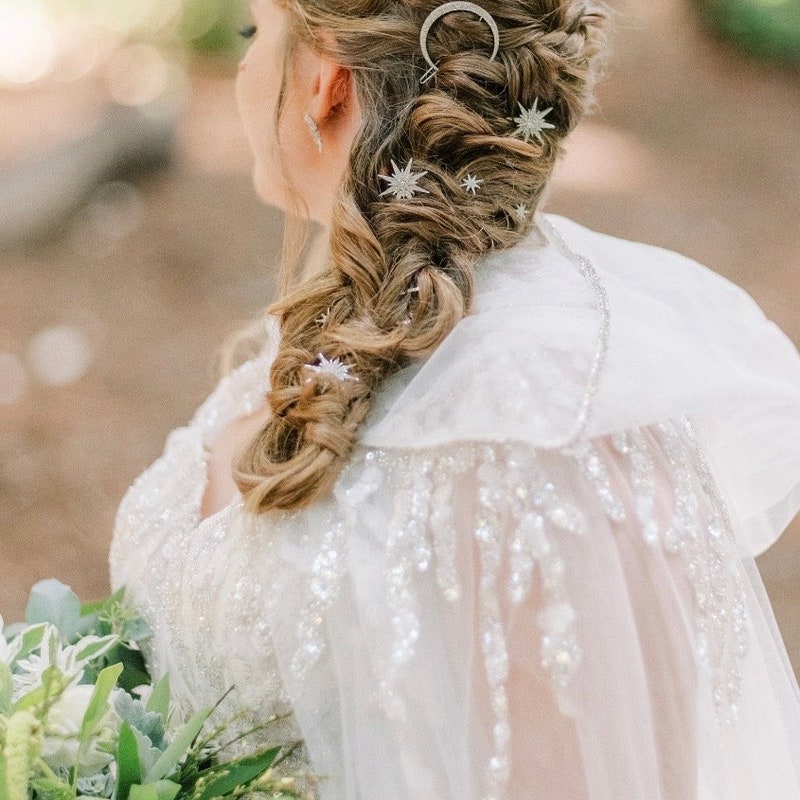 Girls Silver Star Hair - Etsy