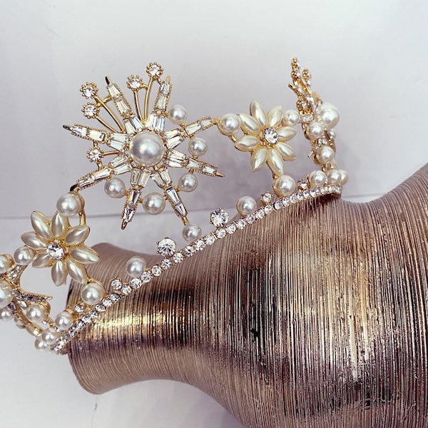 Pearl Crown - Etsy