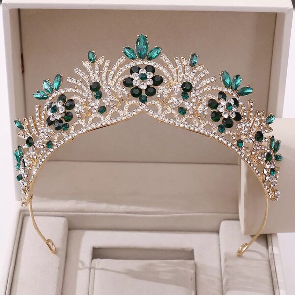 Green Flower Crown - Etsy